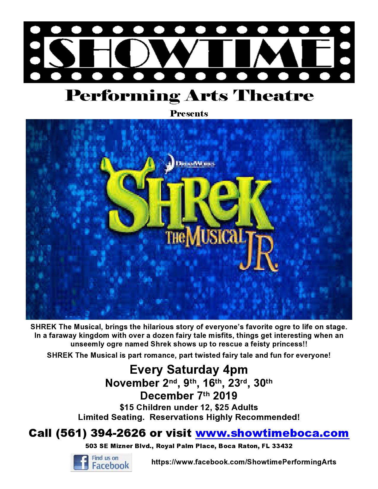 SHREK The Musical jr. - SouthFloridaFamilyLife.com - Broward, Miami ...