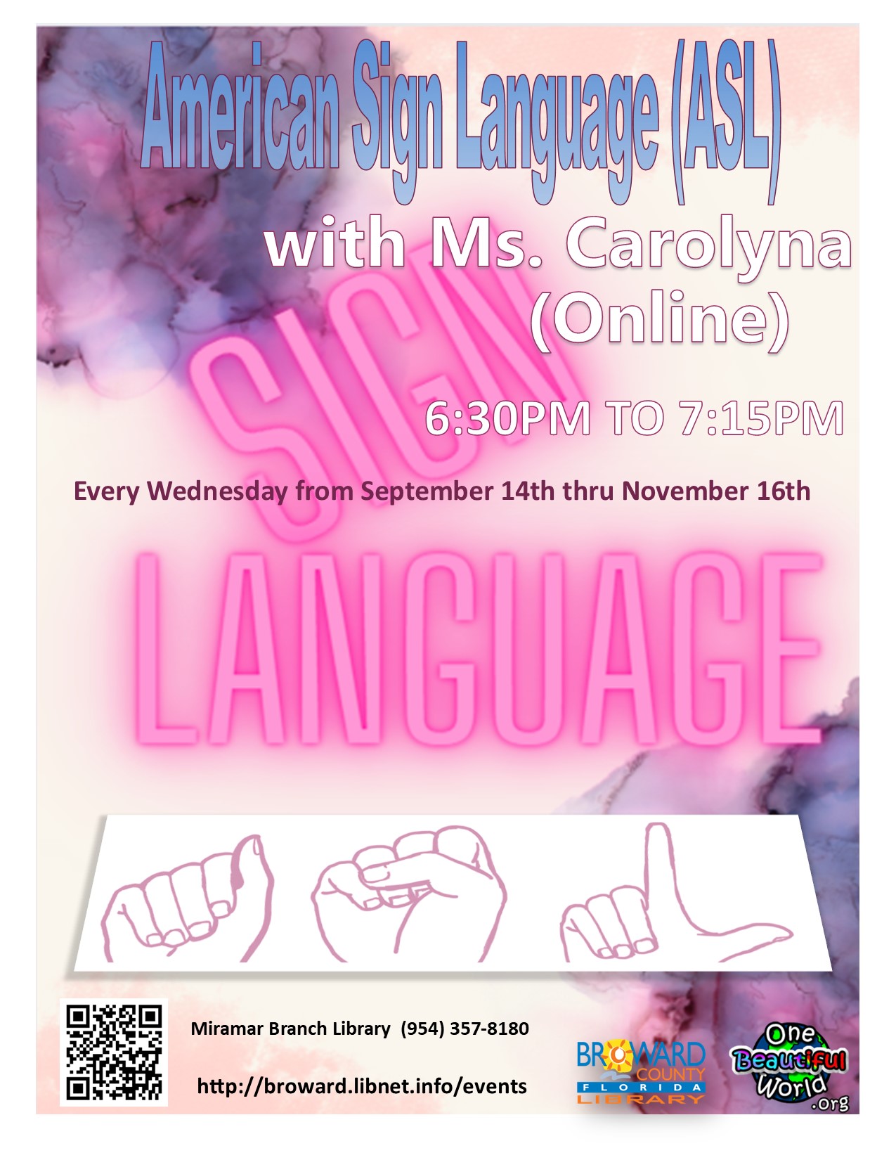 American Sign Language (ASL) - SouthFloridaFamilyLife.com - Broward ...