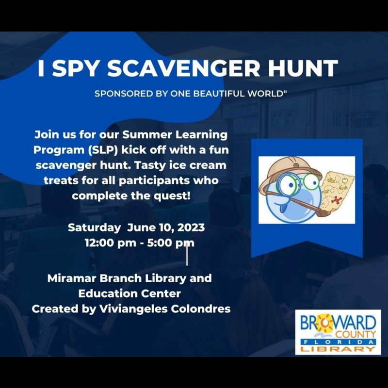 I Spy Scavenger Hunt! - SouthFloridaFamilyLife.com - Broward, Miami ...