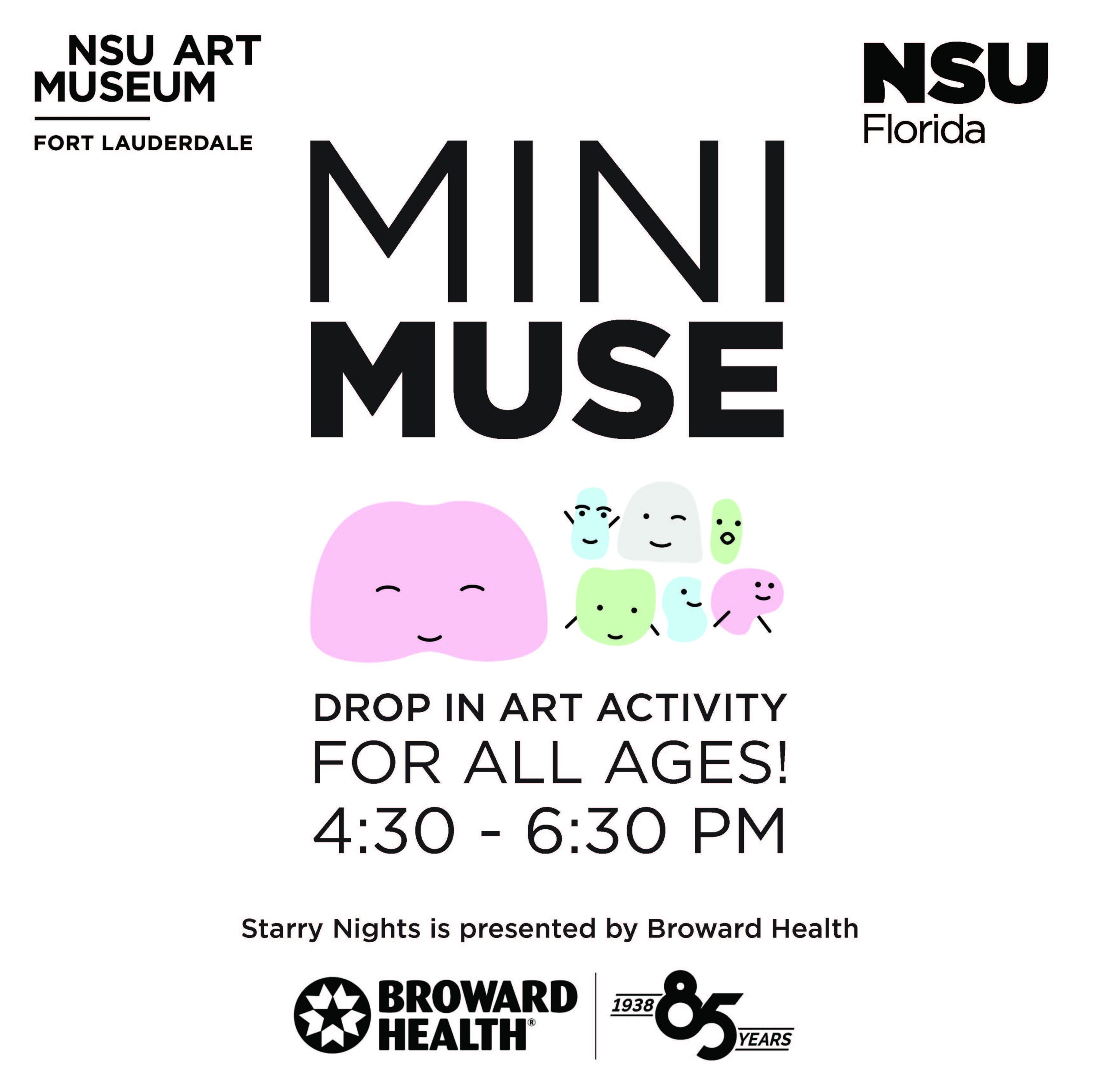 Mini Muse – FREE Family Art Activity at NSU Art Museum - SouthFloridaFamilyLife.com - Broward ...