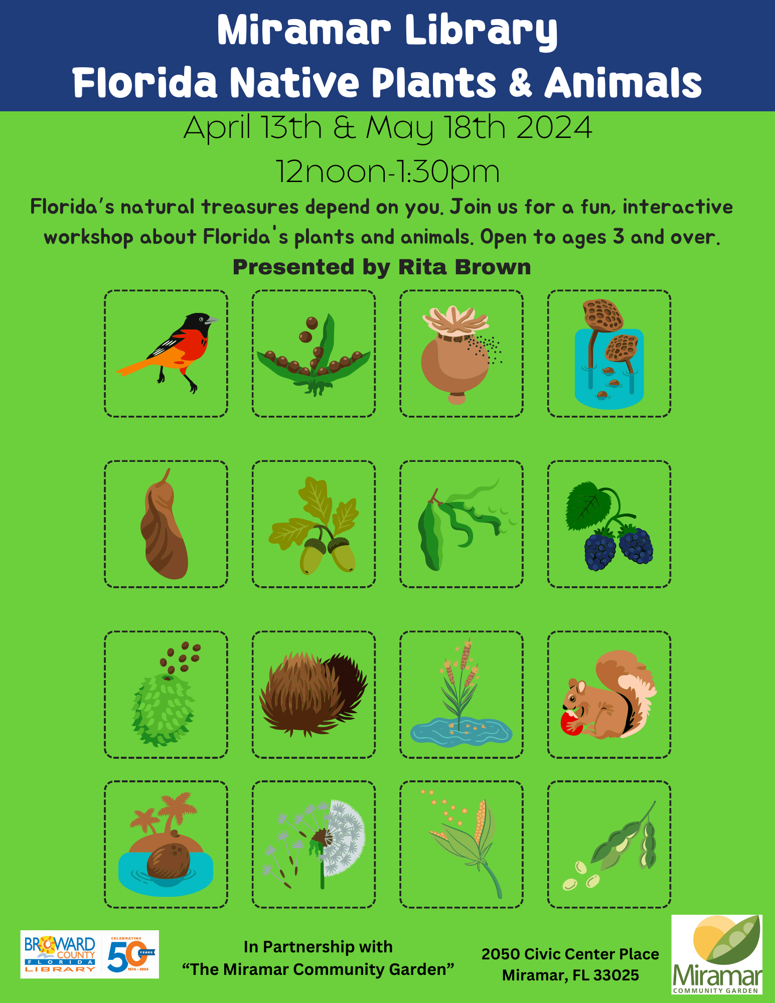 Florida Native Plants and Animals - SouthFloridaFamilyLife.com - Broward, Miami-Dade & Palm Beach